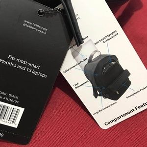 Tutilo | Bags | Nwt Tutilo Virtual Office Traveling Work Backpack ...